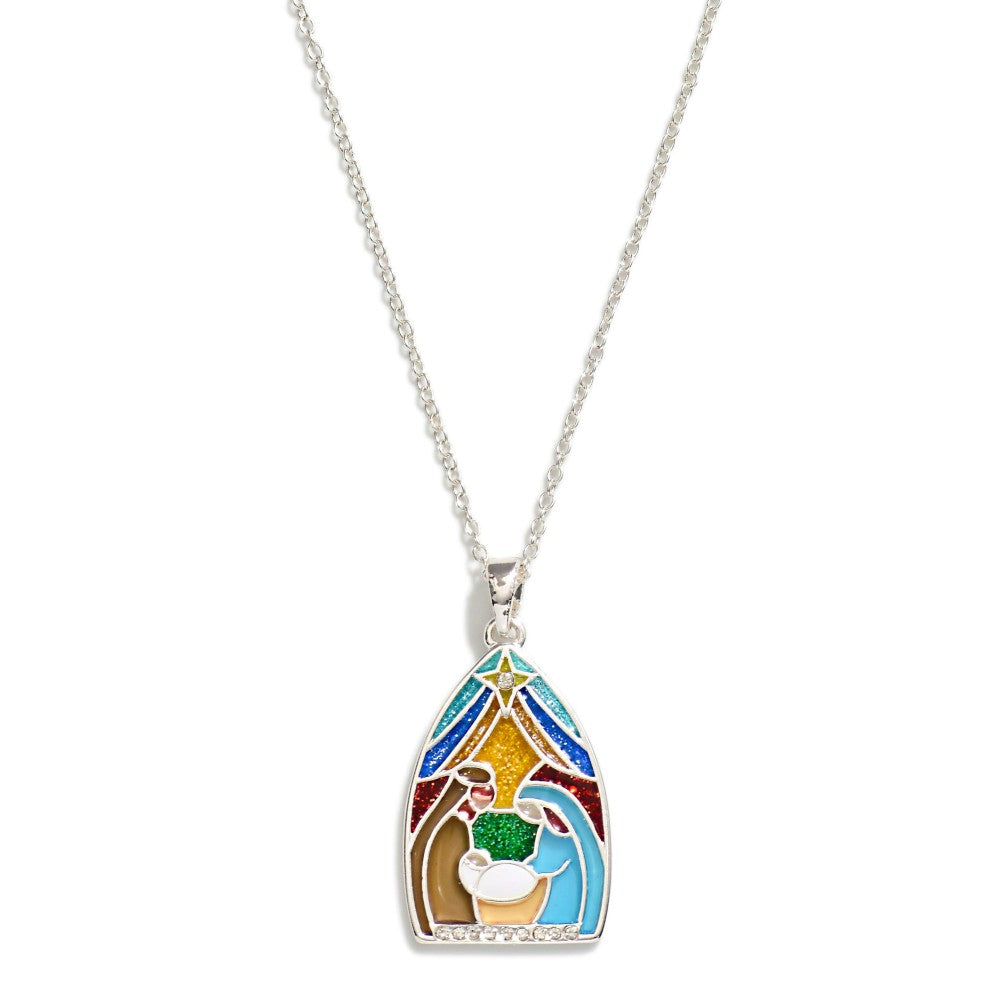 Nativity Scene Pendant Necklace – Cedar & Bloom Clothing Co LLC