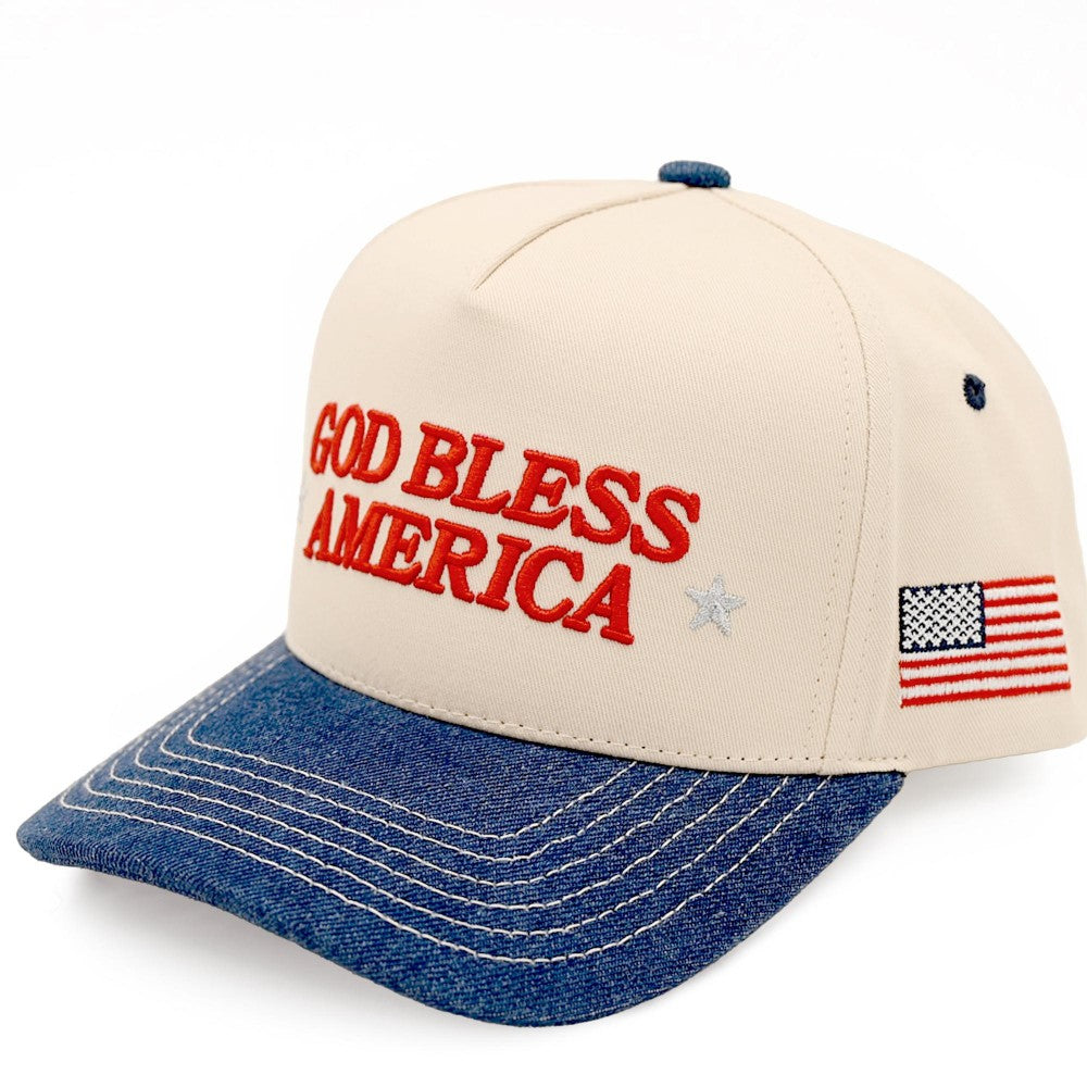 God Bless America Hat – Cedar & Bloom Clothing Co LLC